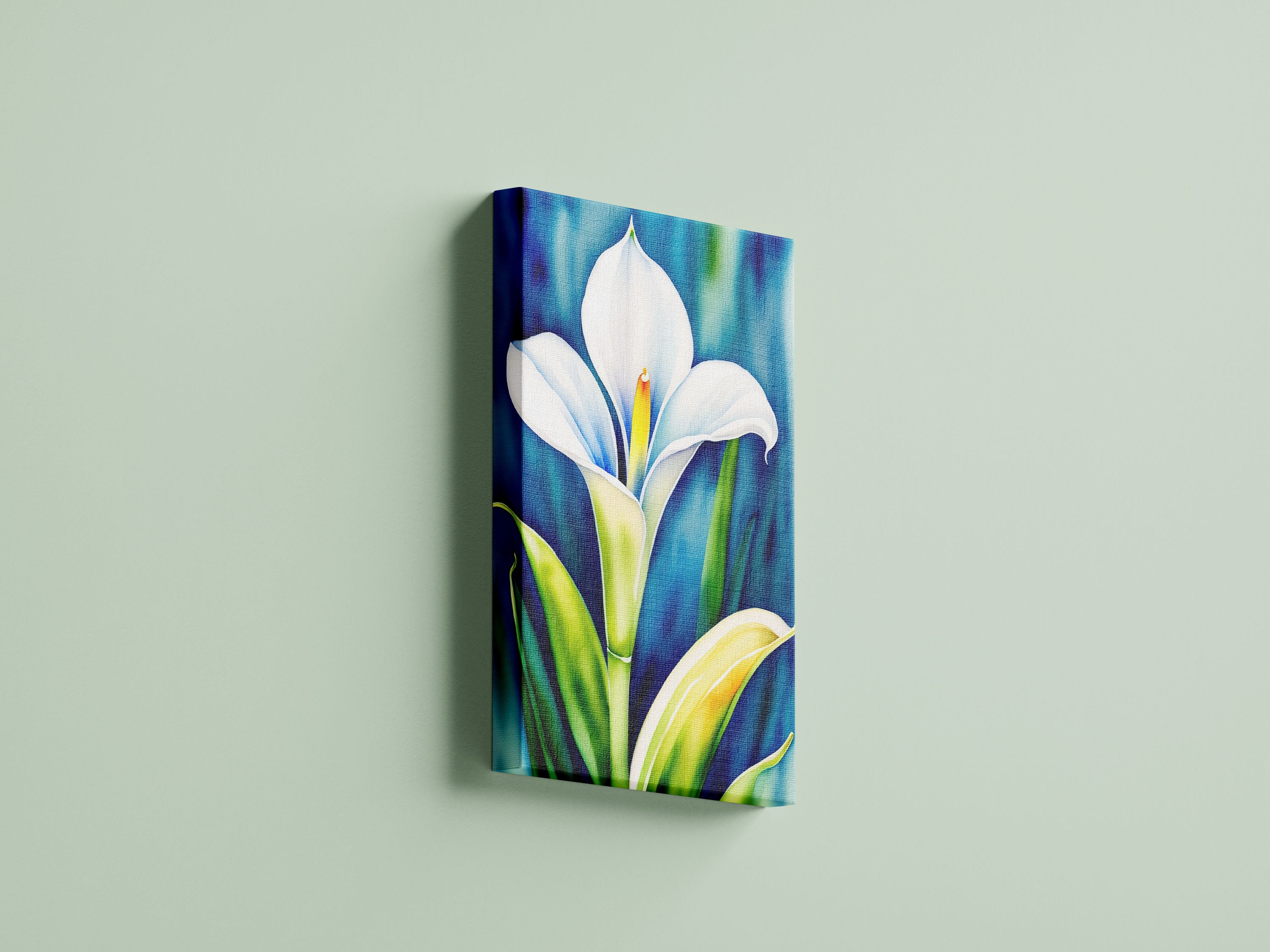 Calla Lily Painting Art Calla Lily Home Decor Lily Flower Wall Art Lily ...
