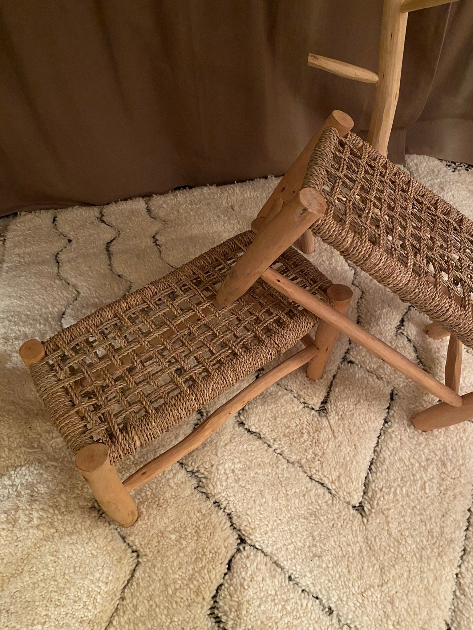 Traditional Bench in Square Weaving - Etsy
