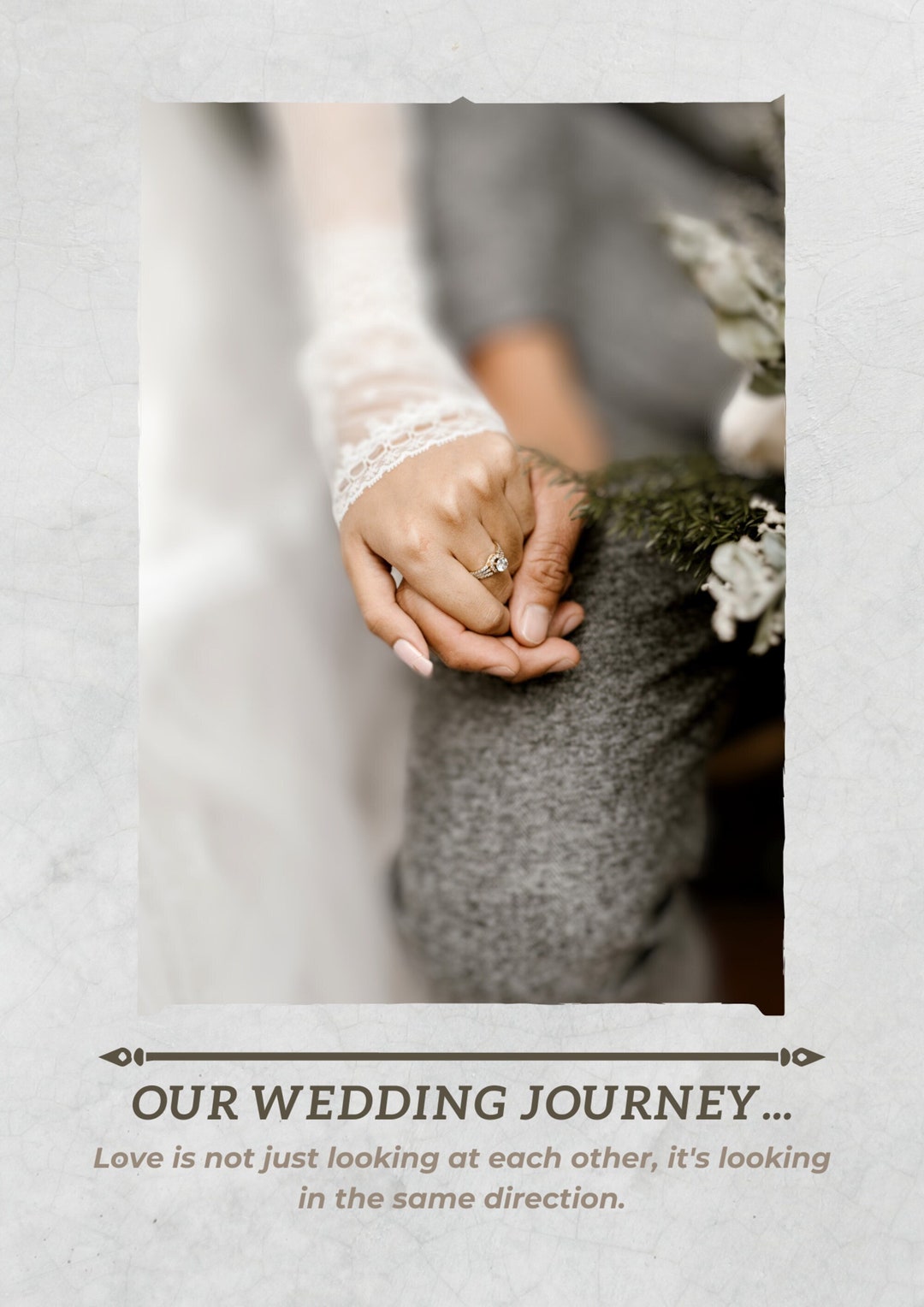 Wedding Photobook Template, A4-sized, Gray-themed, Canva-based DIY ...
