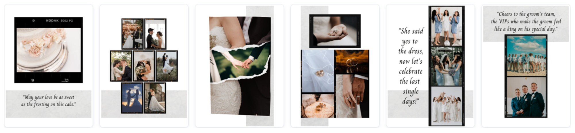 Wedding Photobook Template, A4-sized, Gray-themed, Canva-based DIY ...