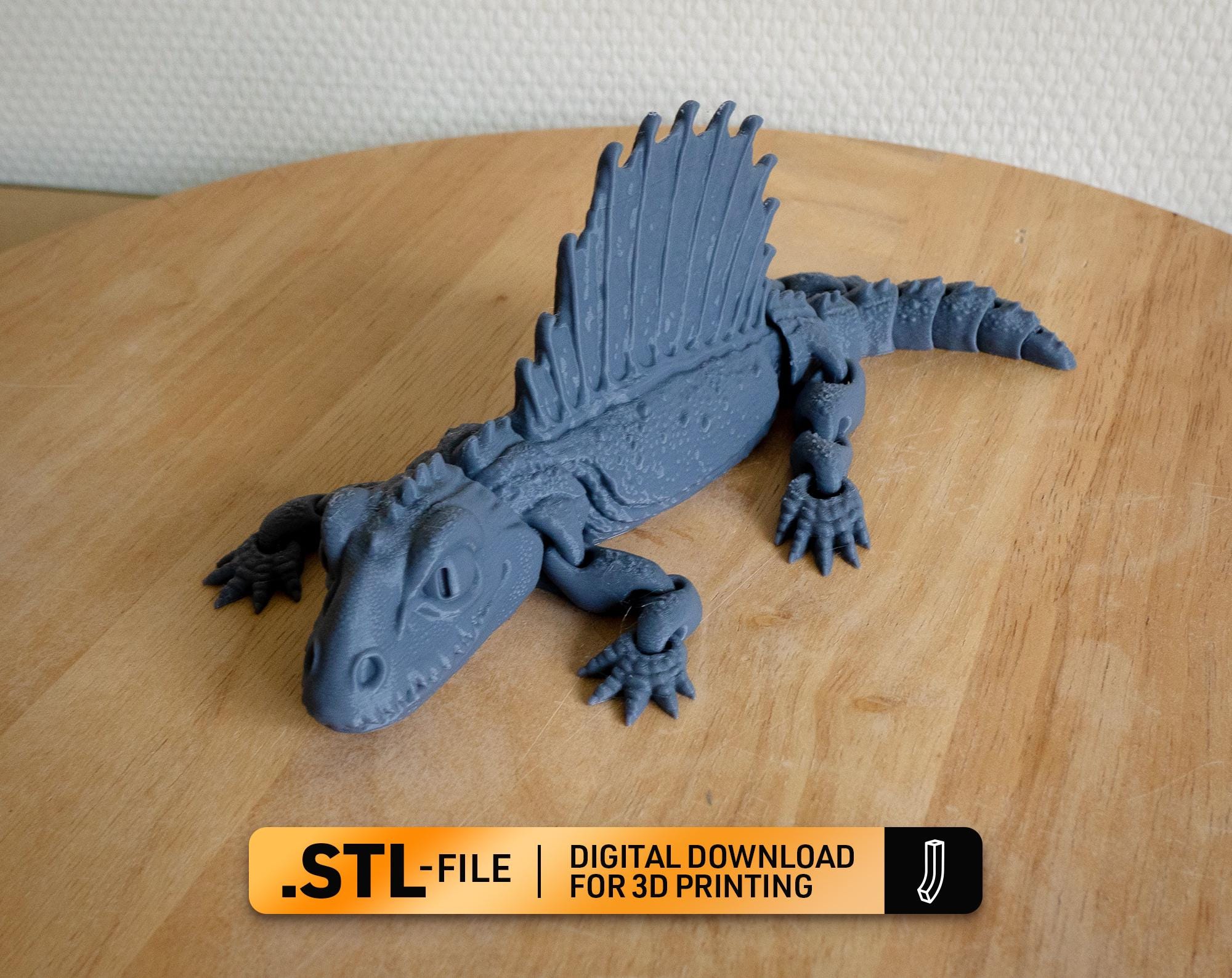 Articulated Dinosaur, Kids Toy - STL File for 3D Printing - Etsy