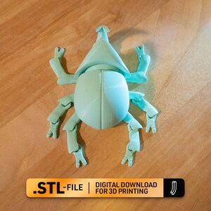 Articulated Rhino Beetle, Insect Toy - STL File for 3D Printing - Etsy