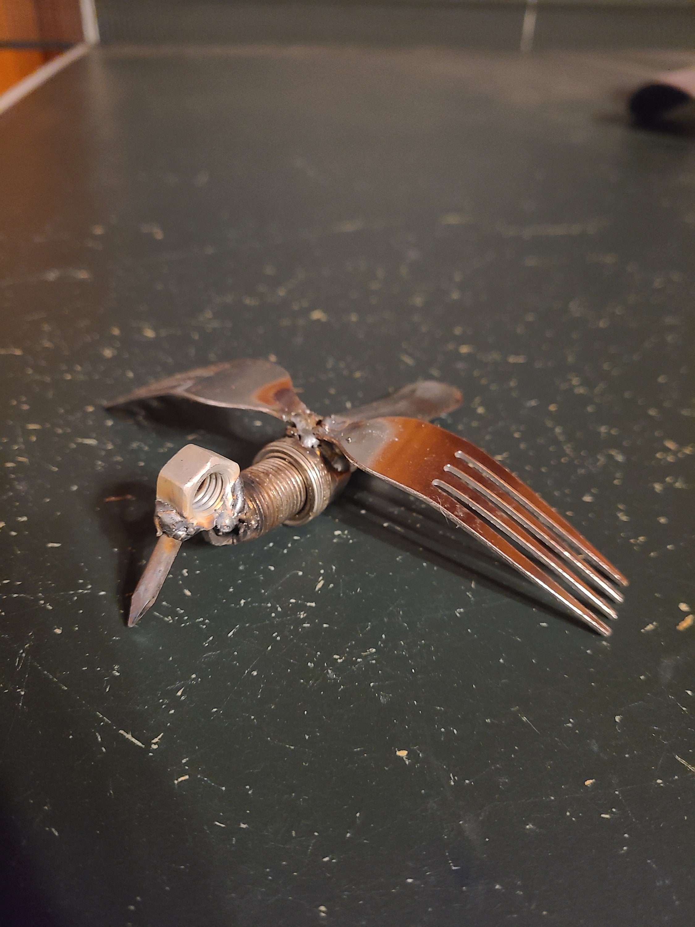 Welded Metal Hummingbird - Etsy