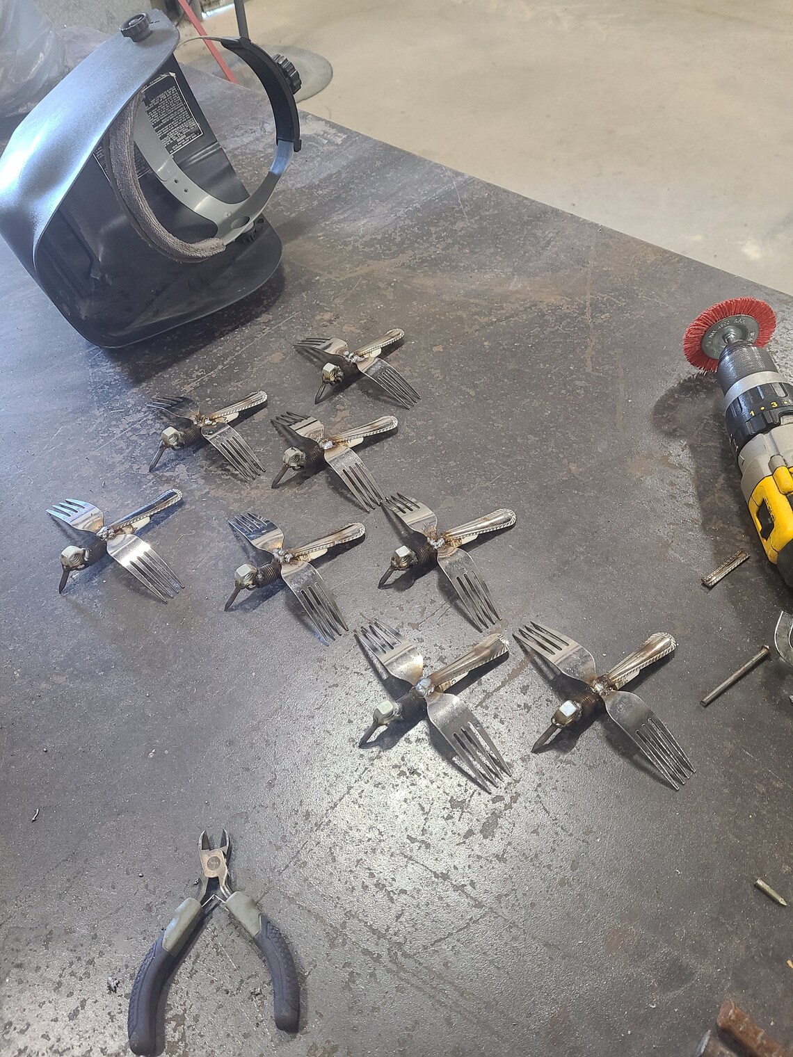 Welded Metal Hummingbird - Etsy