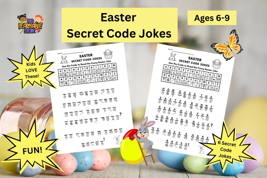 Easter Secret Code Jokes | 6 Print Ready Fun Jokes for Kids That ...