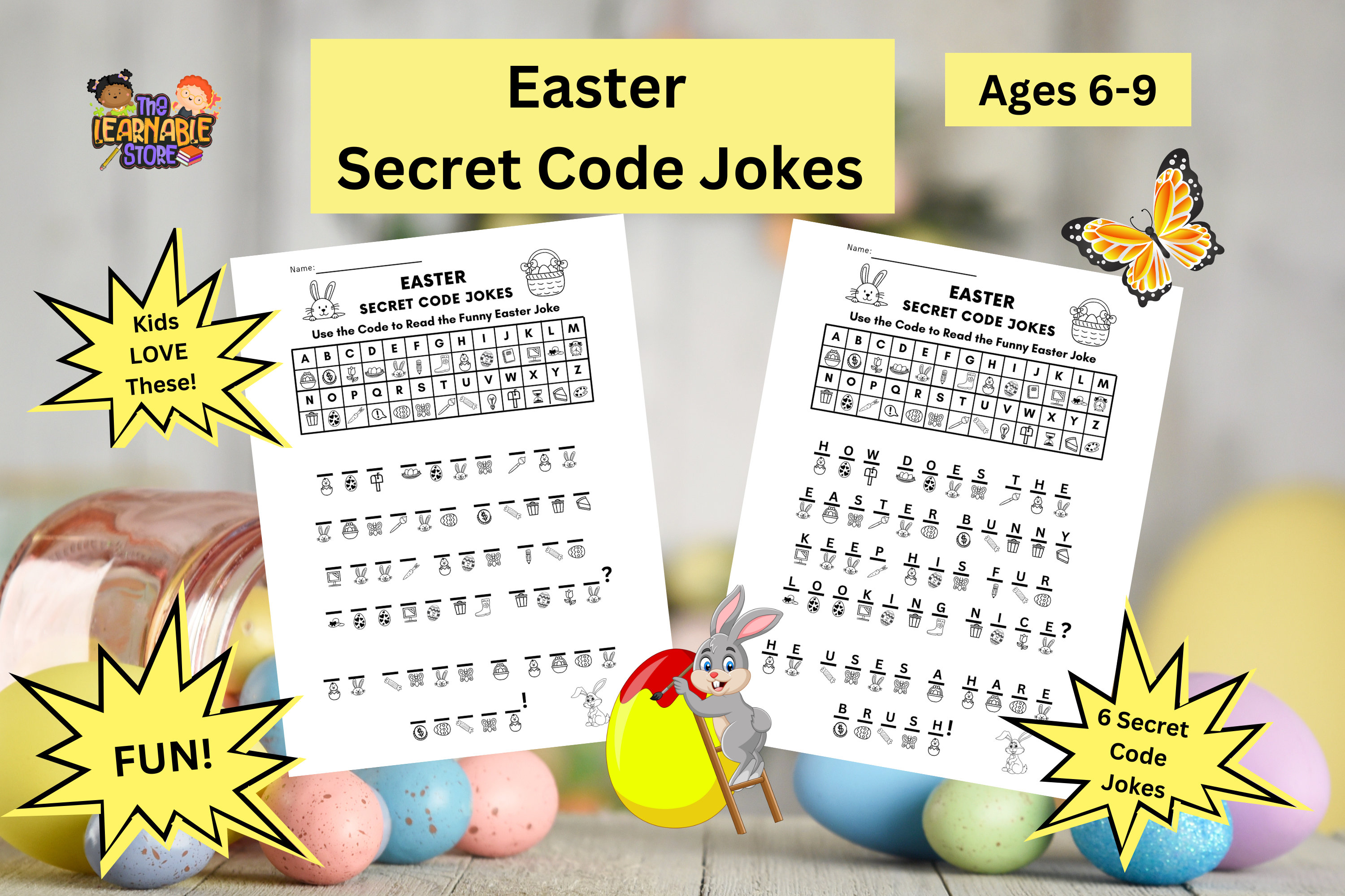 Easter Secret Code Jokes | 6 Print Ready Fun Jokes for Kids That ... Easter Secret Code Jokes | 6 Print Ready Fun Jokes for Kids That ...