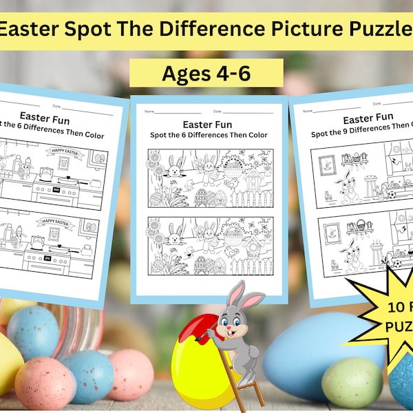 Easter Spot the Difference - Etsy