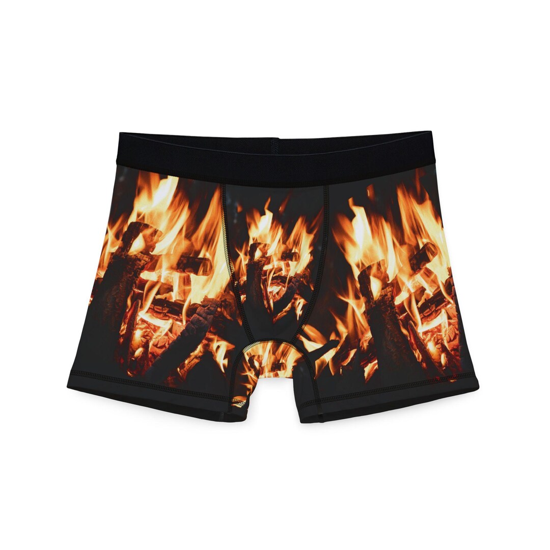 Fire Men's Boxers Designed for That Hot Dad - Etsy