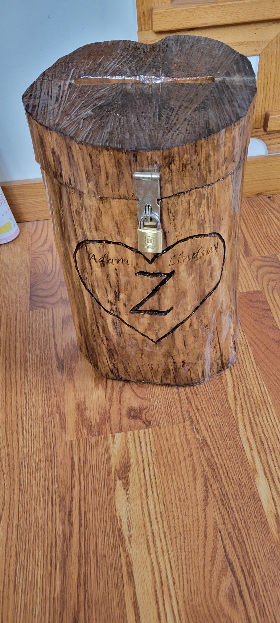 Custom Log Card Box by Rustic's - Etsy