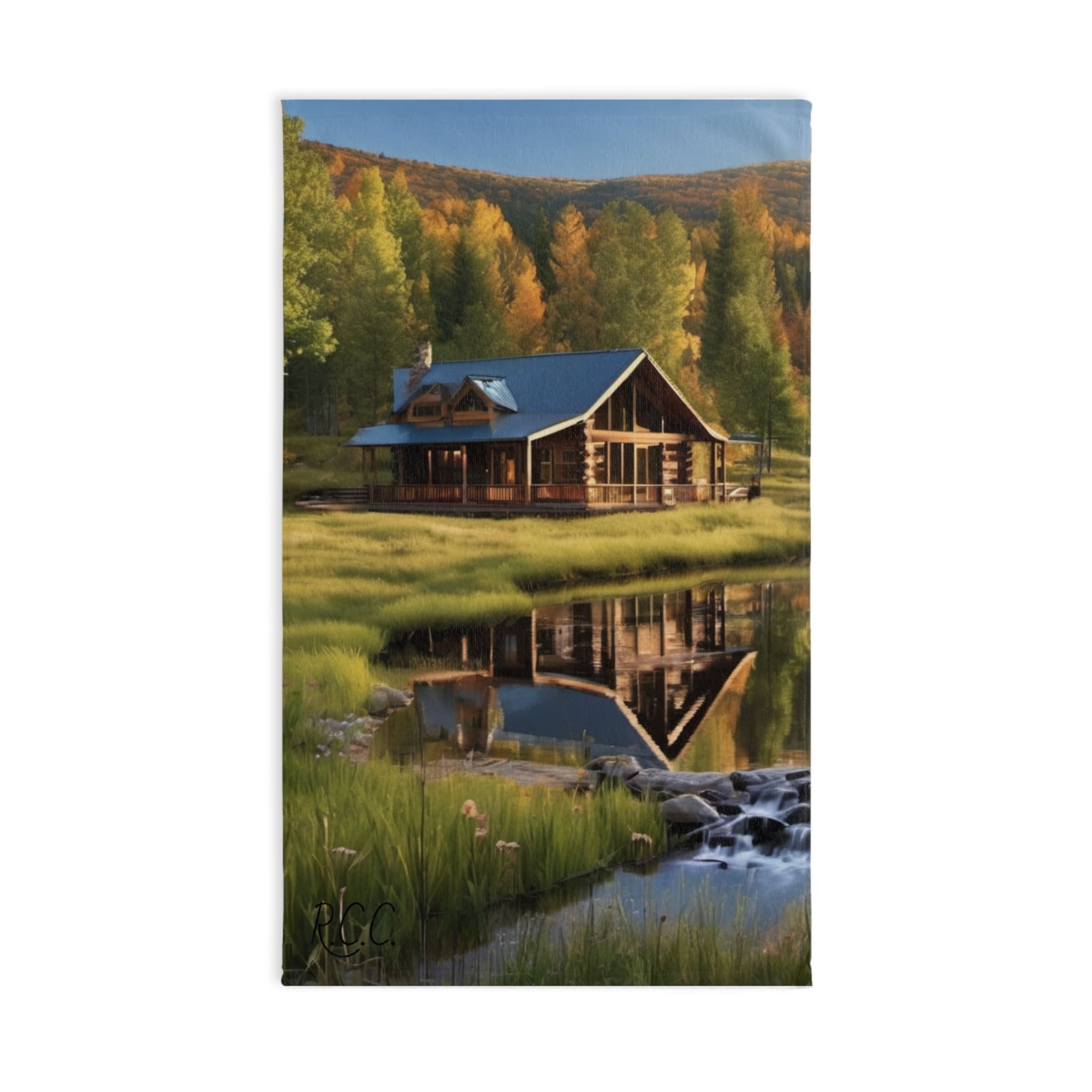 Rustic Country Cabin Hand Towel - Etsy