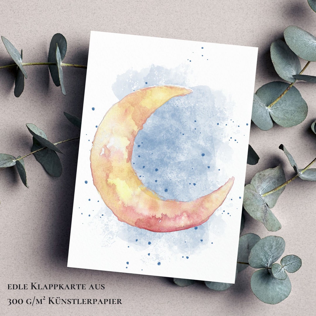 Mourning Card - Born Into Heaven. | Star Child | Condolence Card ...