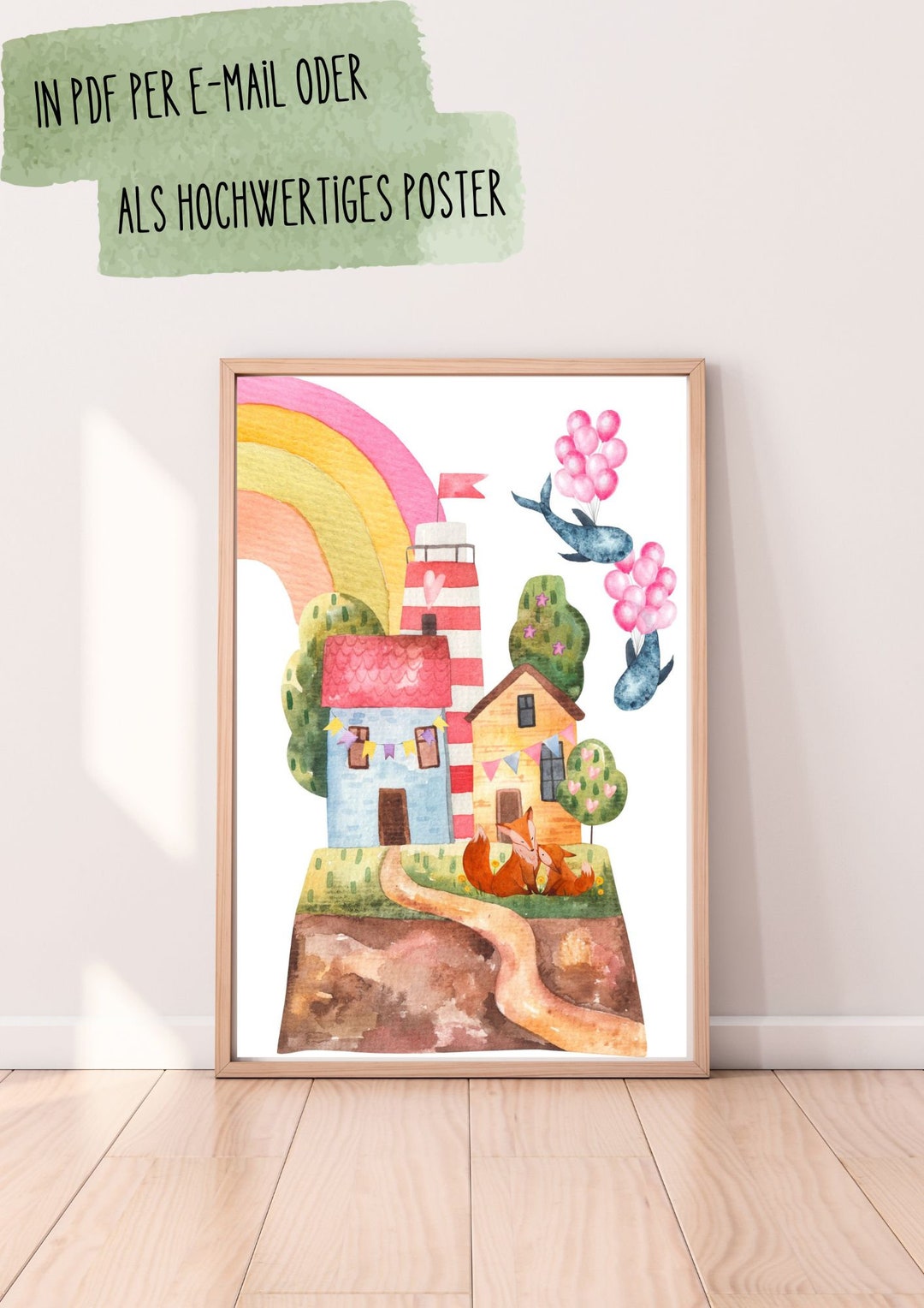 Hidden Object Poster - Dreamland | Children's Room Decoration ...