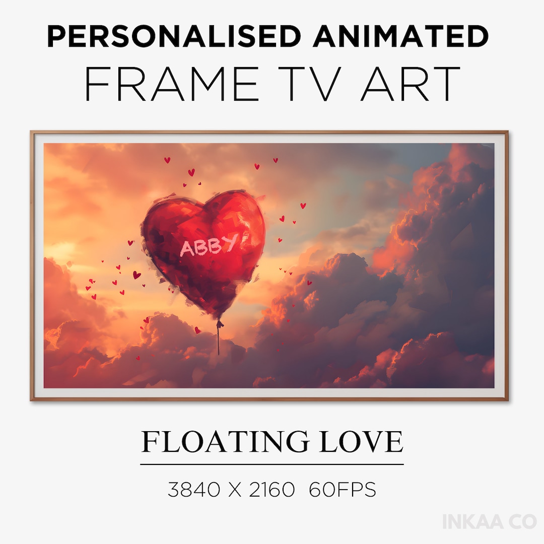 Personalised Animated Samsung Frame TV Art Motion 4K Wallpaper Floating ...
