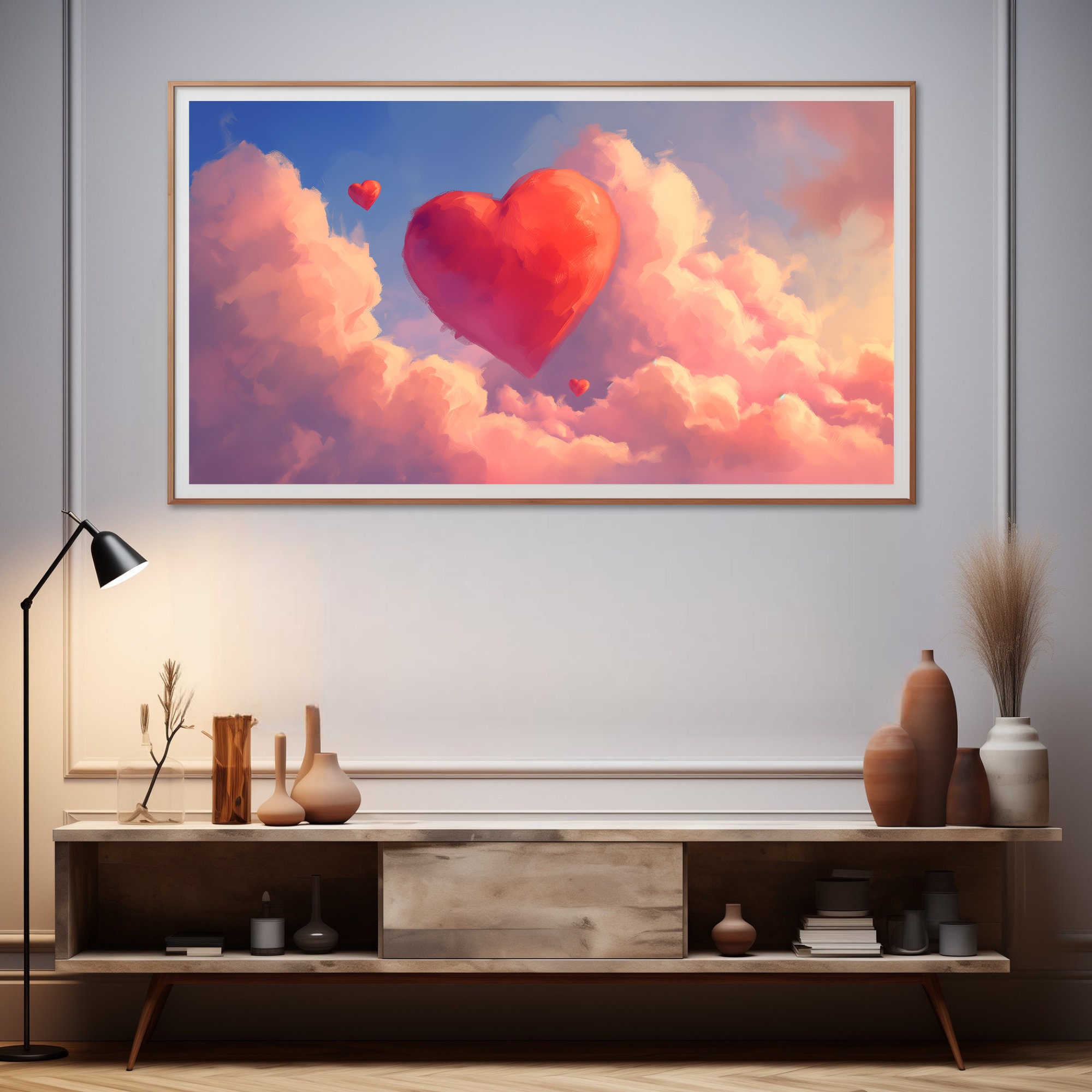 Animated Samsung Frame TV Art Motion 4K Wallpaper Beating Heart ...