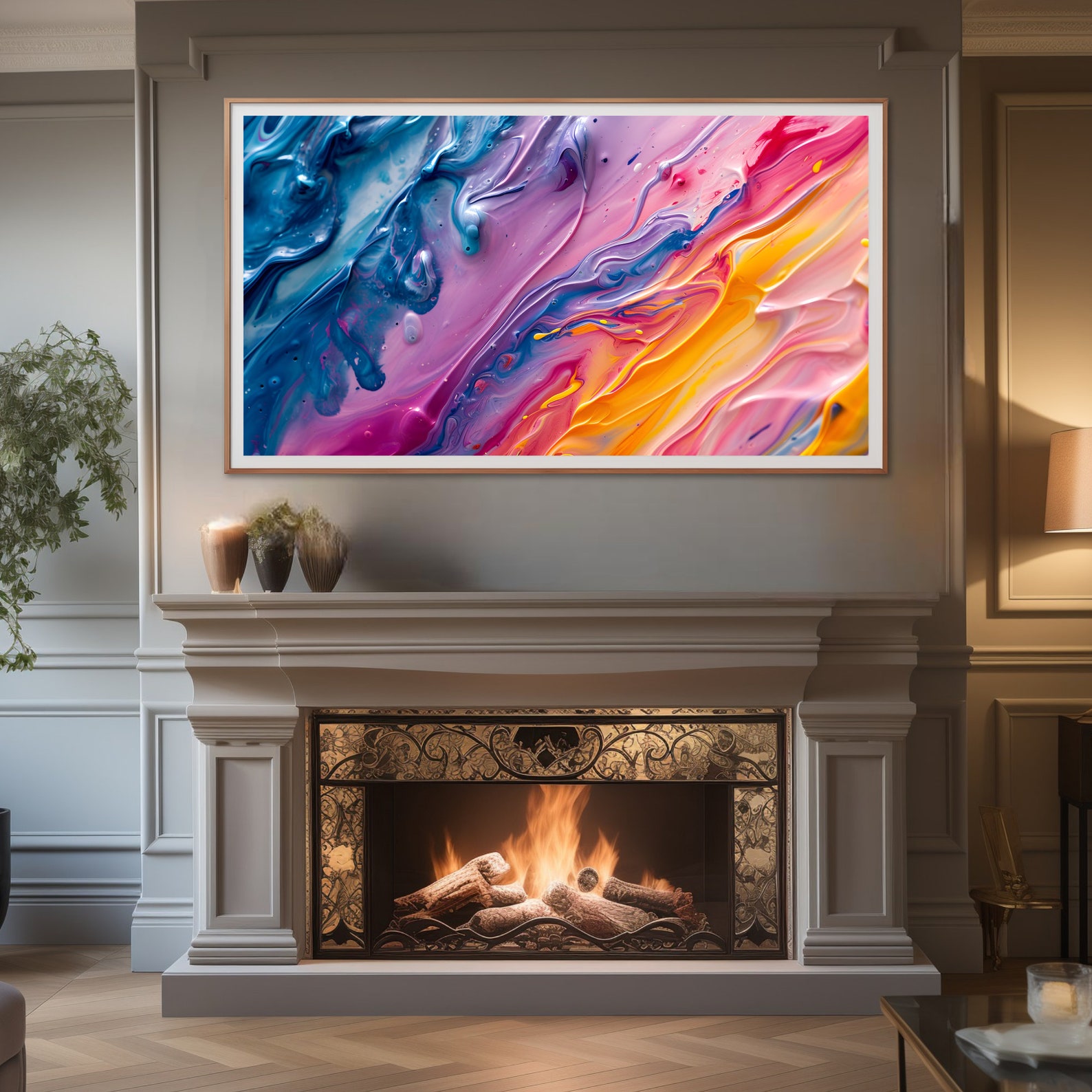 Animated Dynamic Splash of Colour 01 Samsung Frame TV Art Motion 4K ...