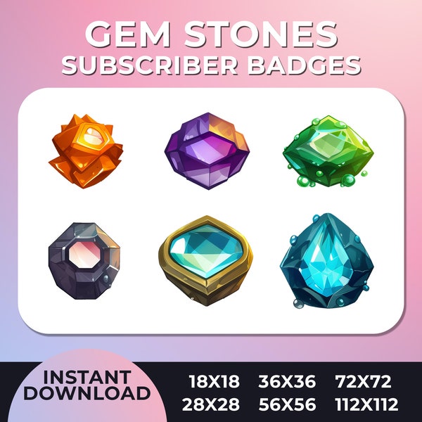 Gem Tier Badges - Etsy