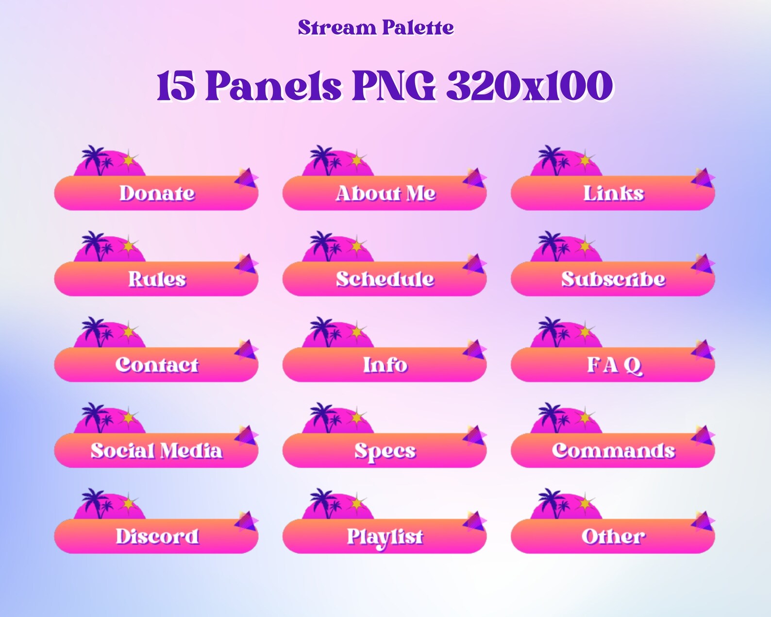 80's Style Retro Animated Stream Graphics Pack | Twitch Animations ...