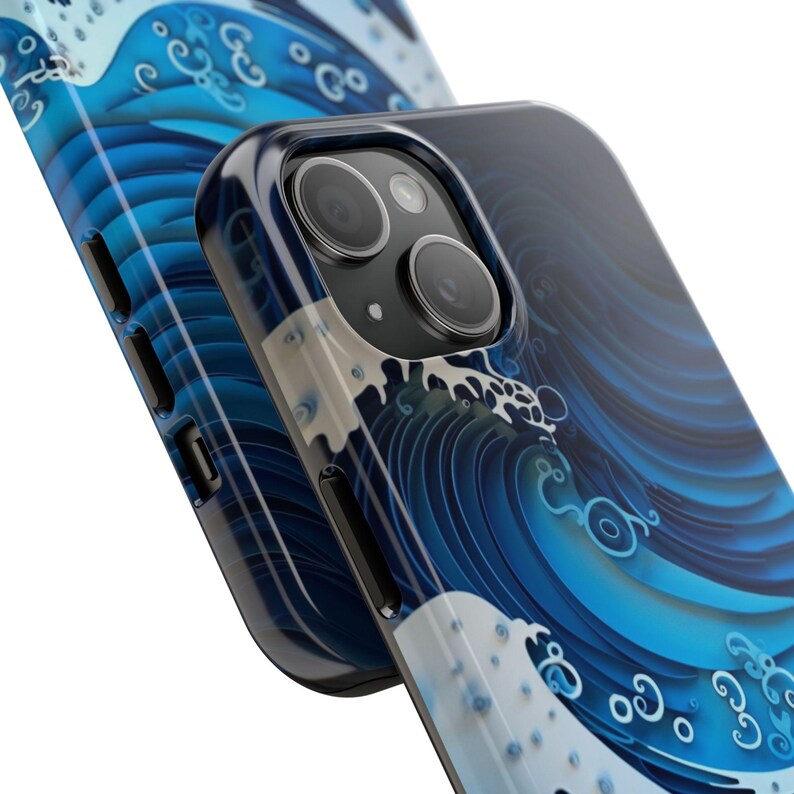 Ocean Wave Sea Nature Aesthetic Phone Case for iPhone 16 Pro 15 Max, 14 ...