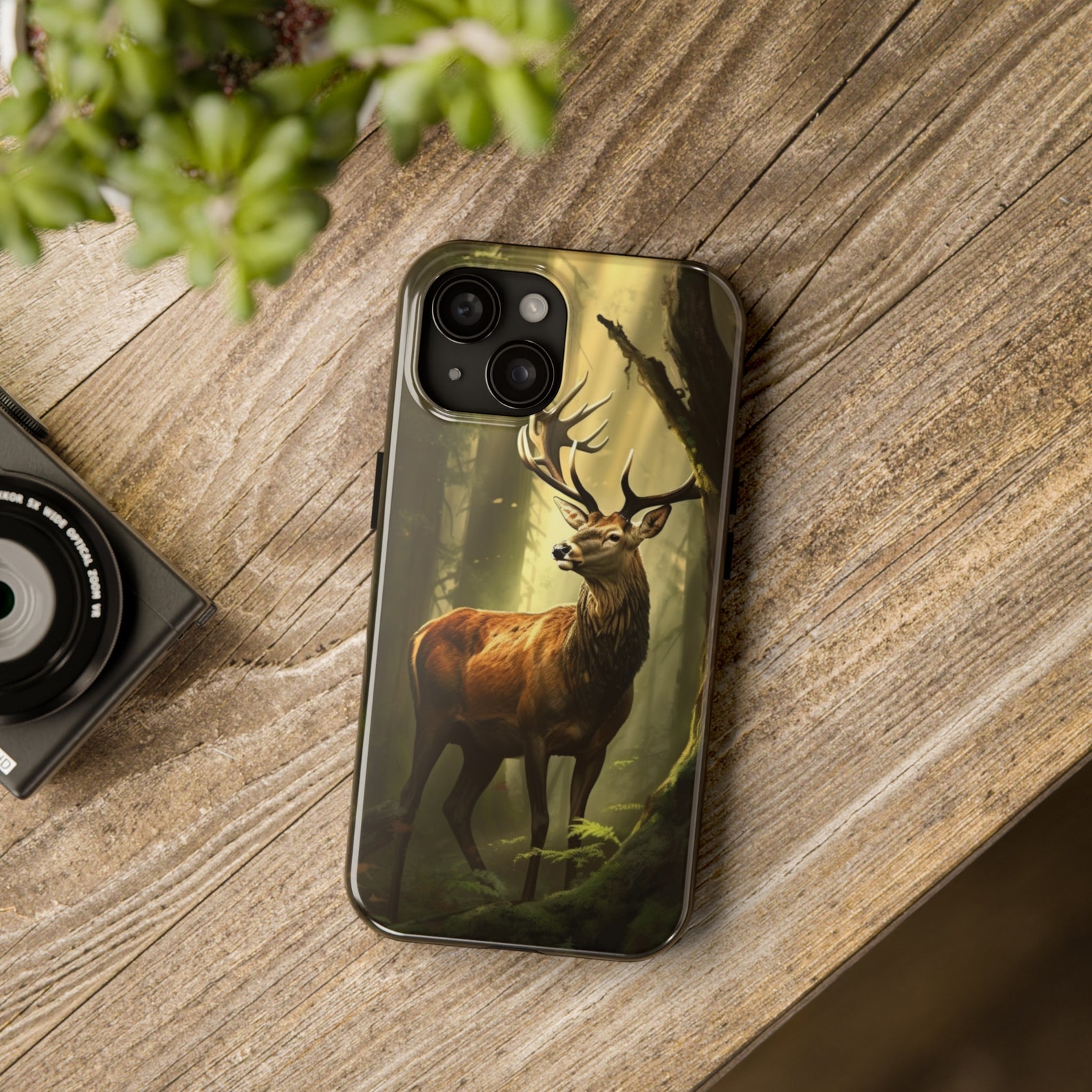 Deer Nature Animal Hunting Phone Case for iPhone 16 Pro 15 Max, 14 Plus ...