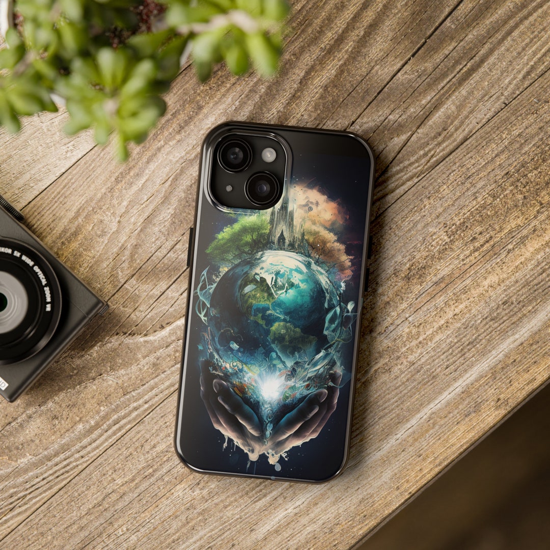 Earth Day Aesthetic Phone Case for iPhone 16 Pro 15 Max, 14 Plus, 13 ...