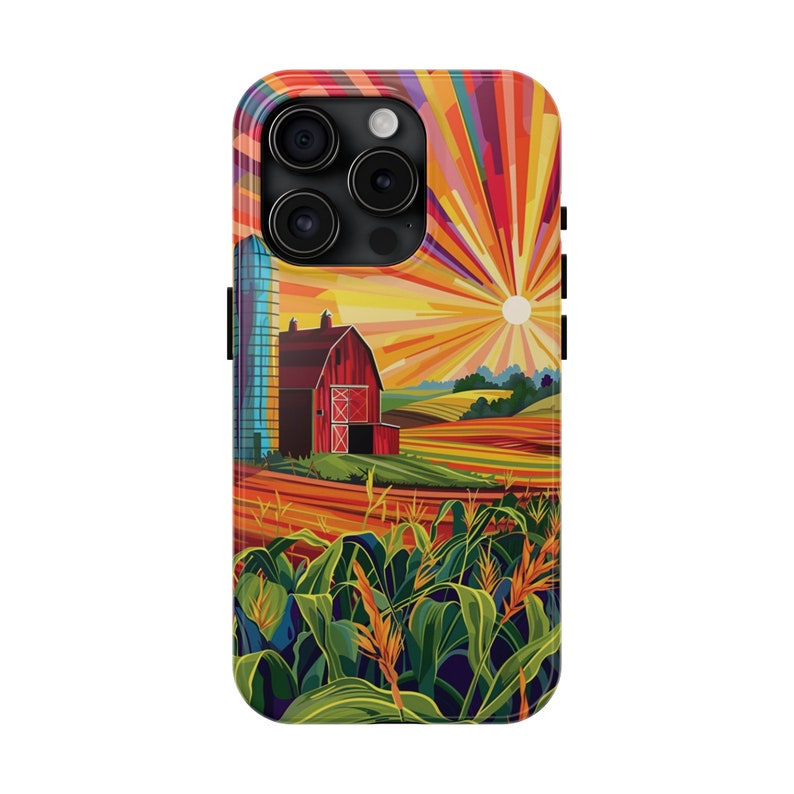 Farming Texas Nature Aesthetic Phone Case for iPhone 15 Pro Max, 14 ...