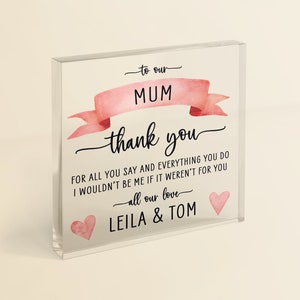 Mummy Thank You Gift | Mummy Mum Mama Gift | Multiple Colours ...