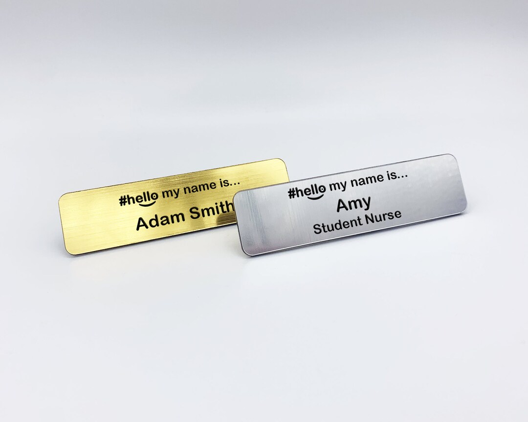 Medical Staff 'hello My Name Is...' ID Badge | Custom Nurse Doctor ...