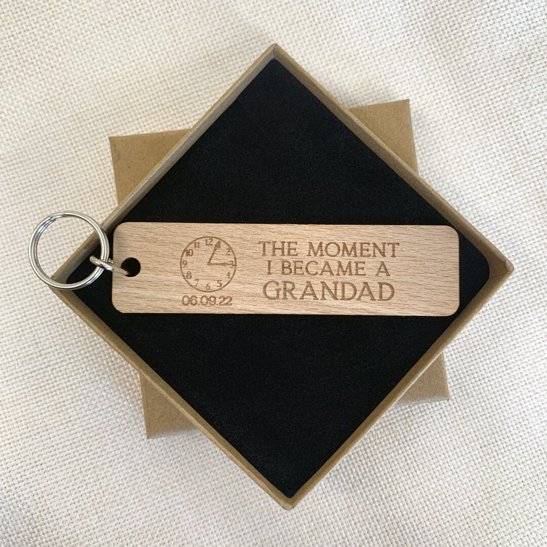 The Moment I Became A Grandad Gift for New Grandad Grandpa Gramps ...