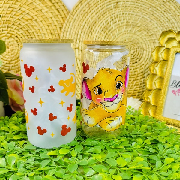 Lion King Glass Cups - Etsy