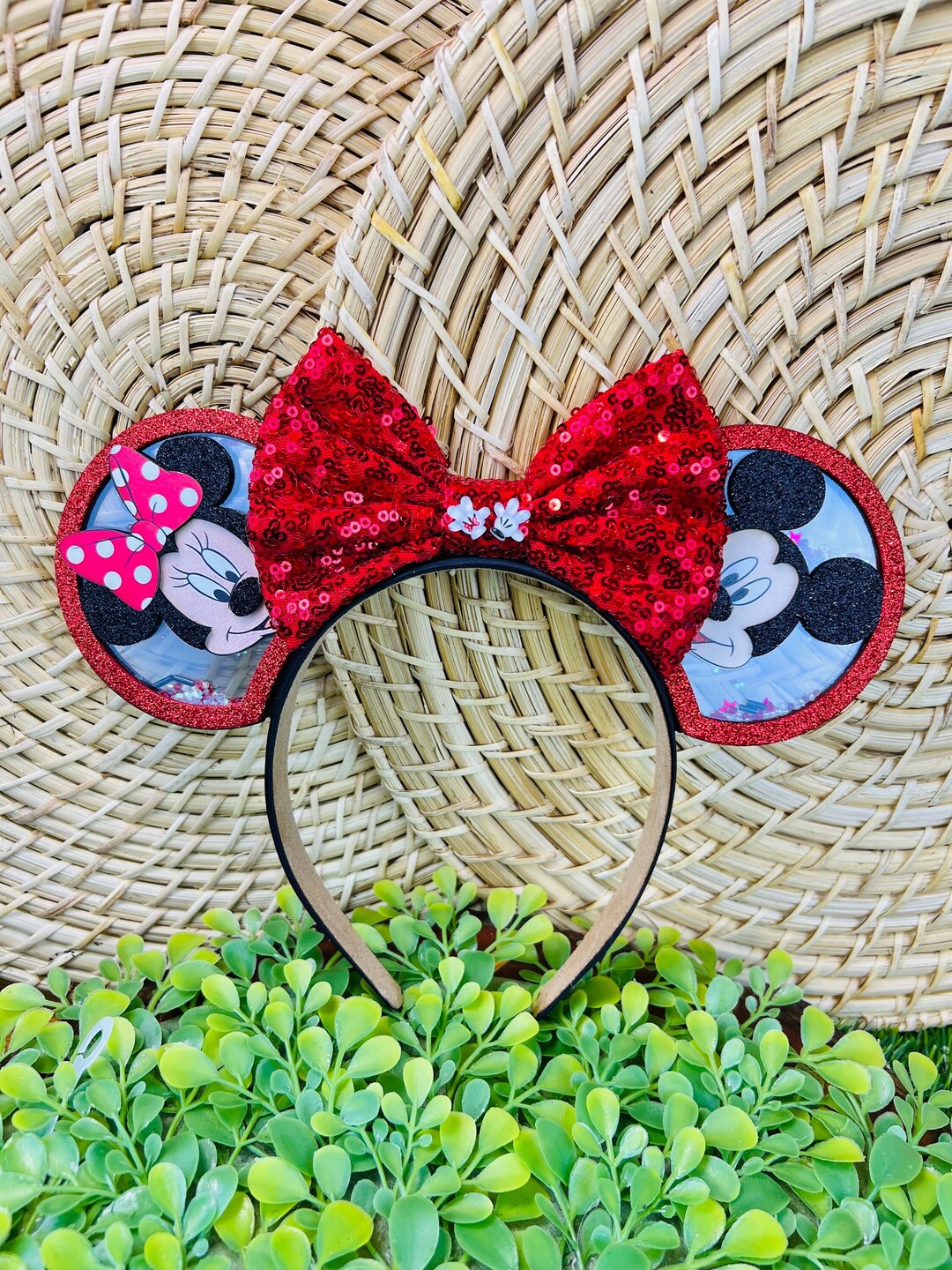 Minnie Mouse Ears Red Bow, Minnie Ears Red, Minnie Mouse Ears, Minnie ...