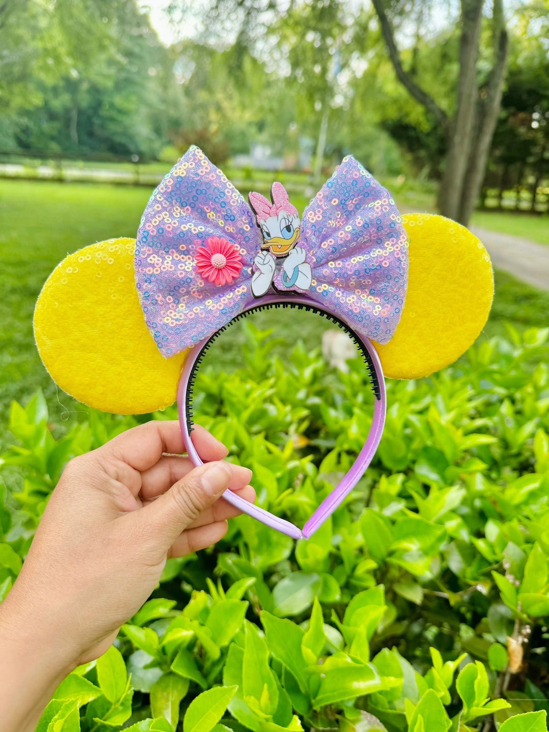 Daisy Duck Minnie Mouse Ears, Daisy Minnie Ears, Daisy Mickey Ears ...