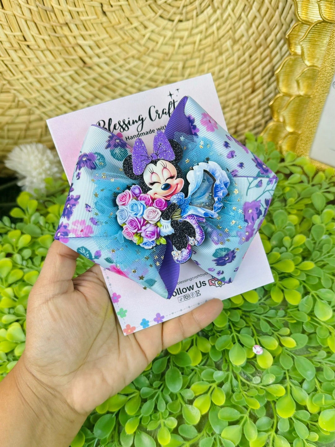 Minnie Mouse Hair Bow, Minnie Mouse Bow, Minnie Birthday, Minnie Mouse ...