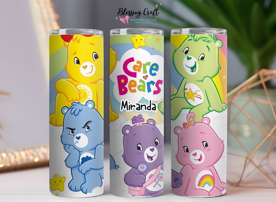 Care Bears Tumbler, Care Bears Cartoon Cup, Care Bears Birthday, Care ...