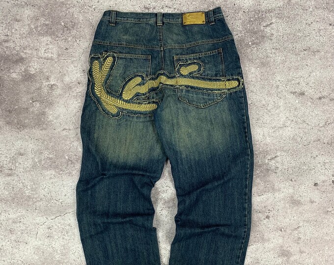 Vintage Karl Kani Baggy Rap Jeans Big Logo Size 36 - Etsy