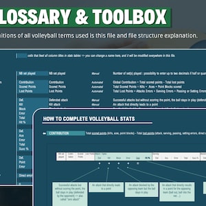 Volleyball Statistics Sheet [advanced Stats With Many Graphs] / Volley ...