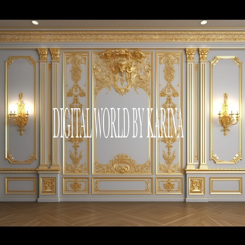 Baroque Walls Set of 15 - Etsy