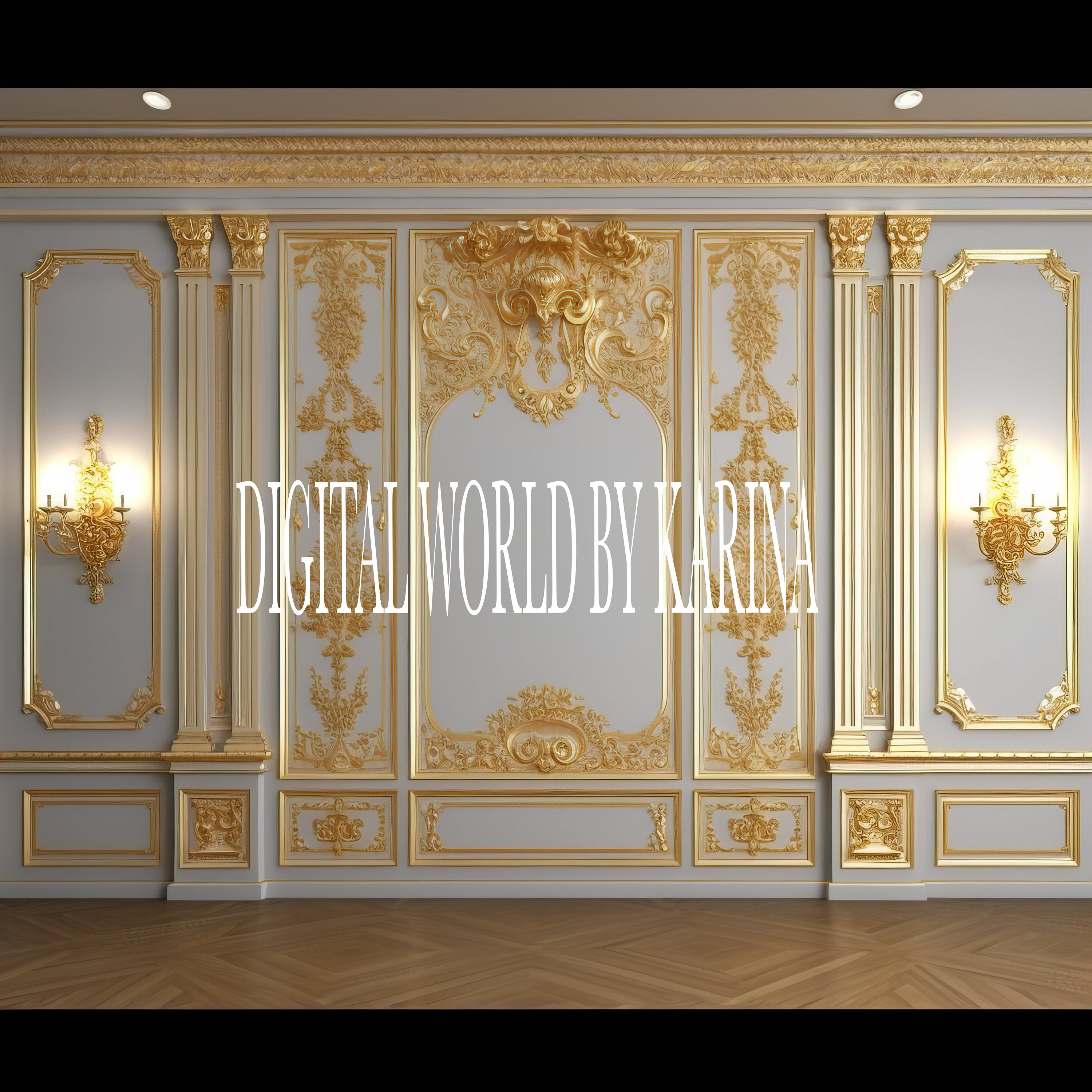 Baroque Walls Set of 15 - Etsy