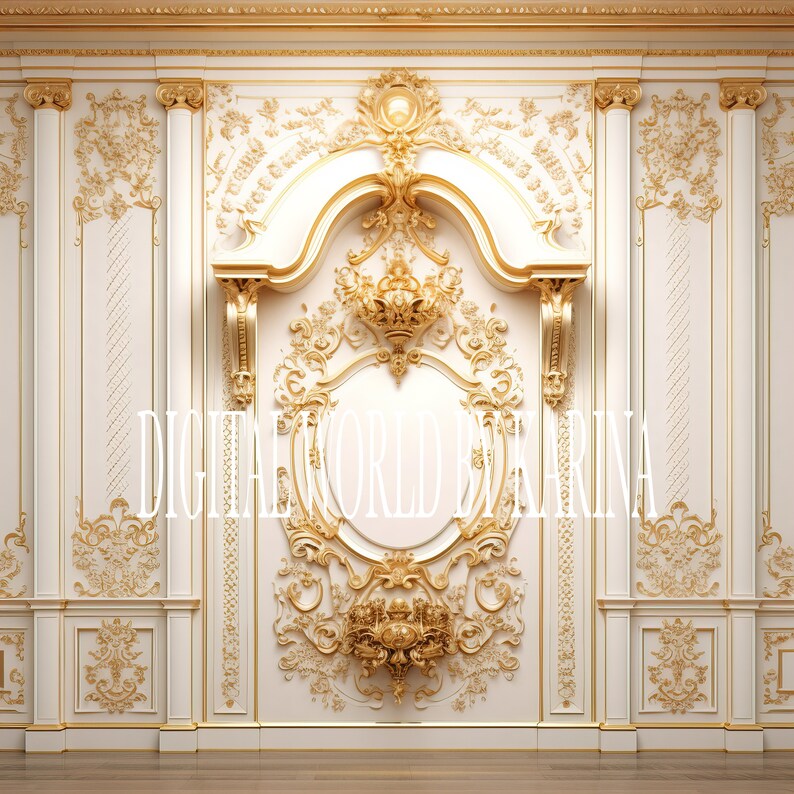 Baroque Walls Set of 15 - Etsy