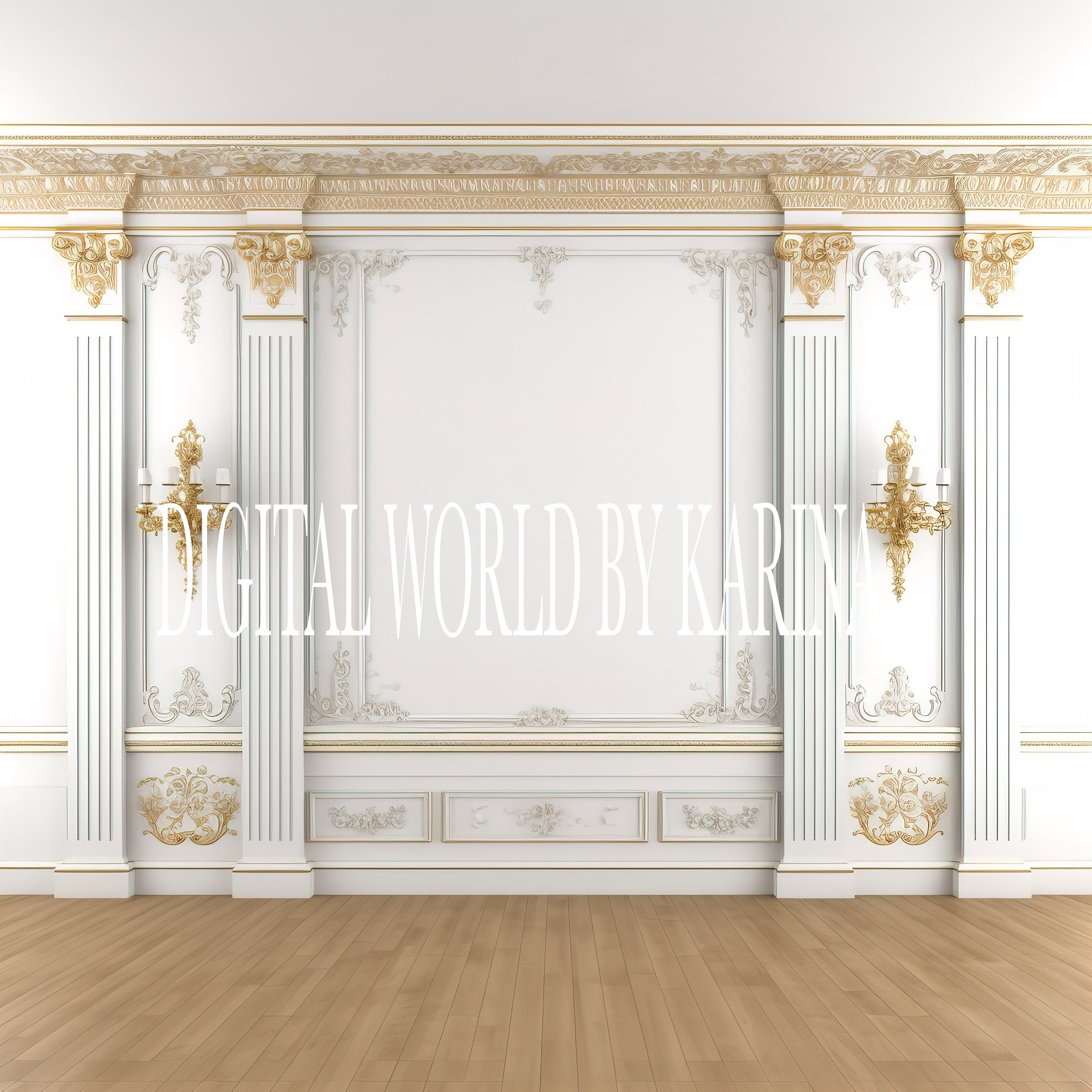 Baroque Walls Set of 15 - Etsy