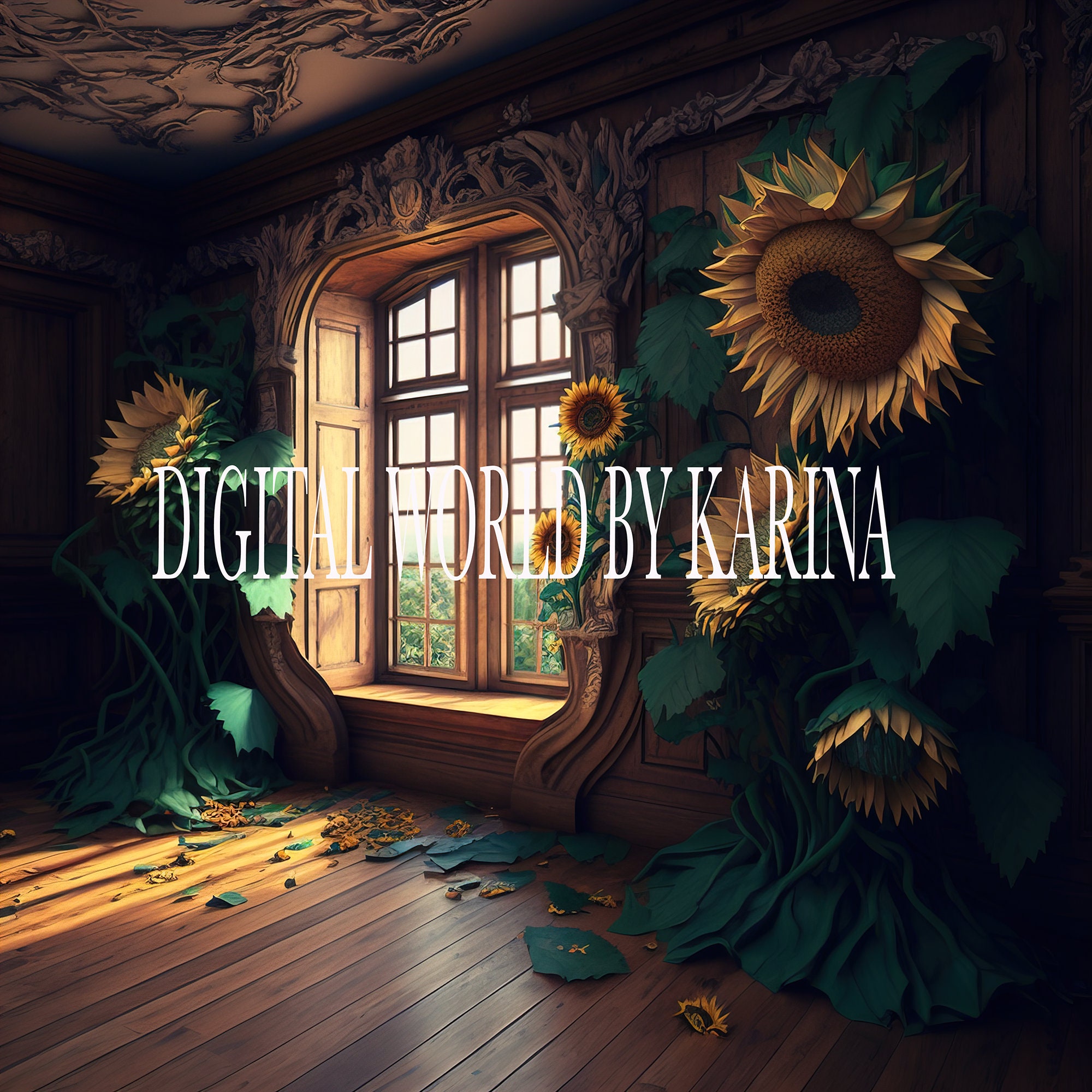 Fantasy Sunflowers - Etsy