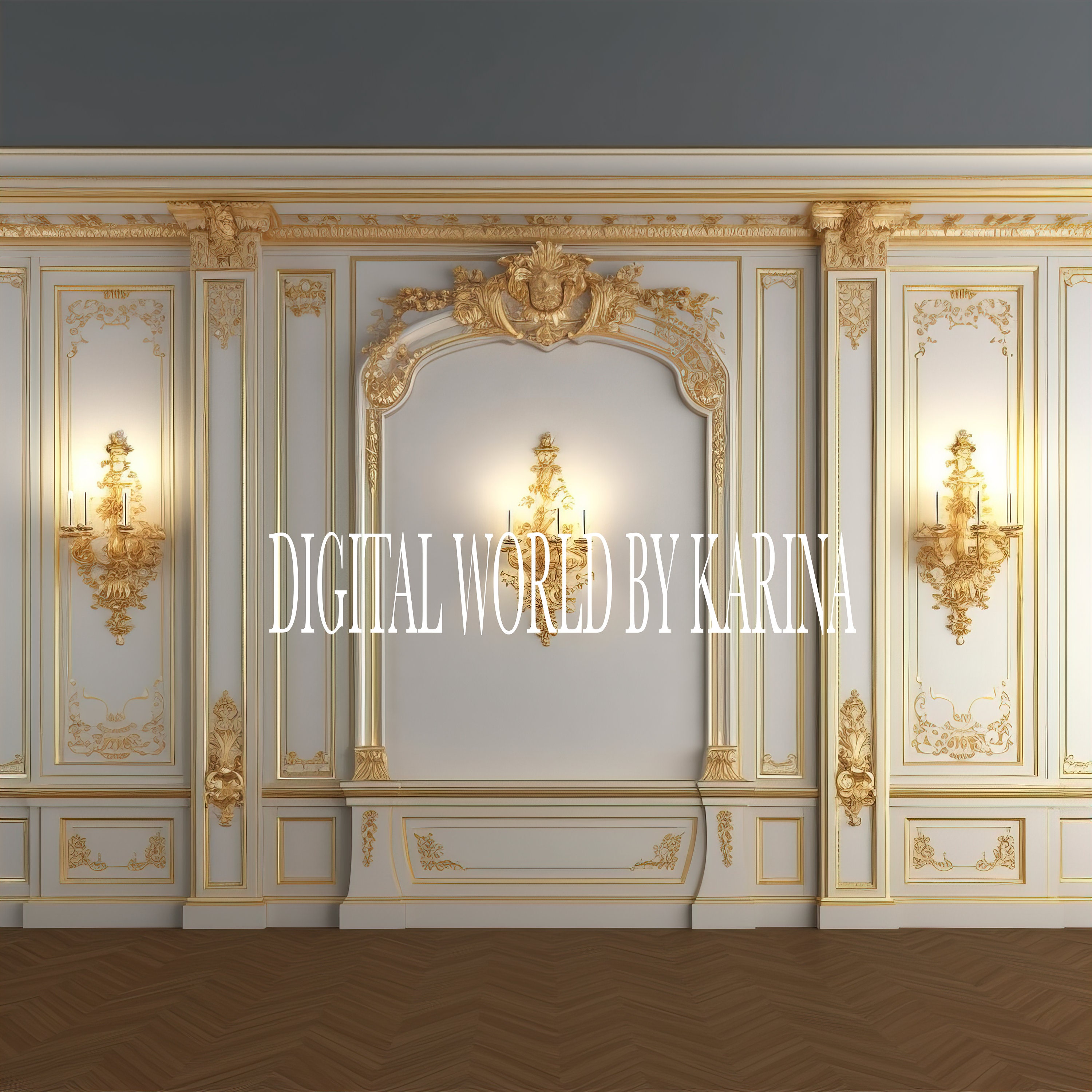 Baroque Walls Set of 15 - Etsy