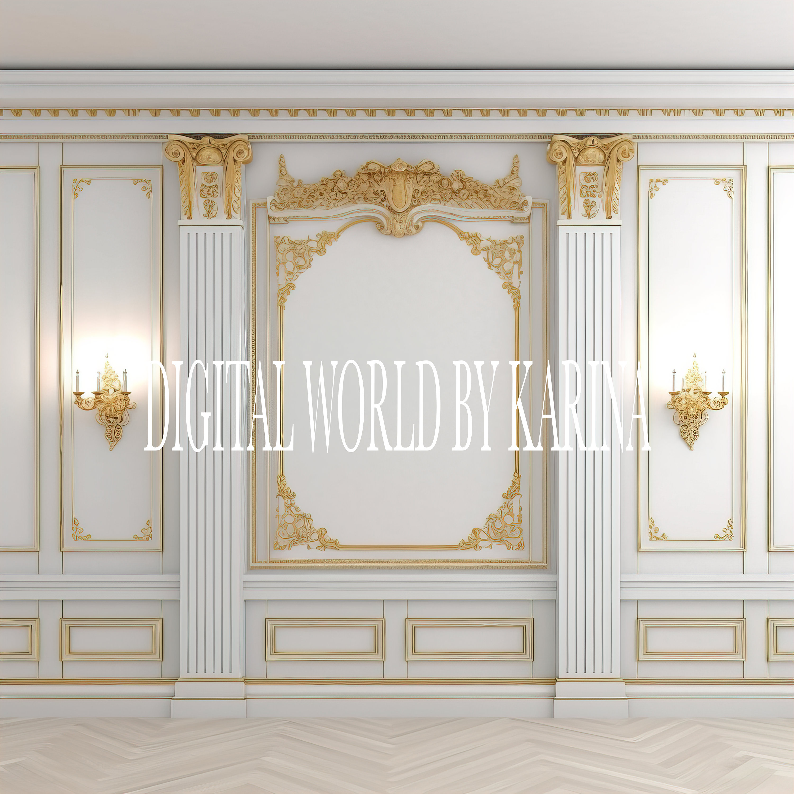 Baroque Walls Set of 15 - Etsy