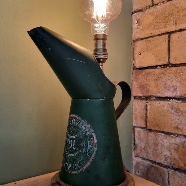Upcycled Lamp - Etsy UK