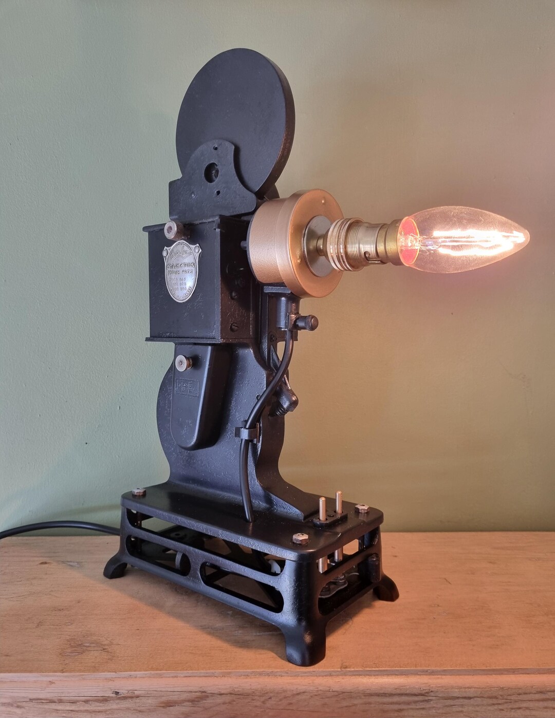 Restored Upcycled Vintage 1930's Baby Projector Lamp - Etsy