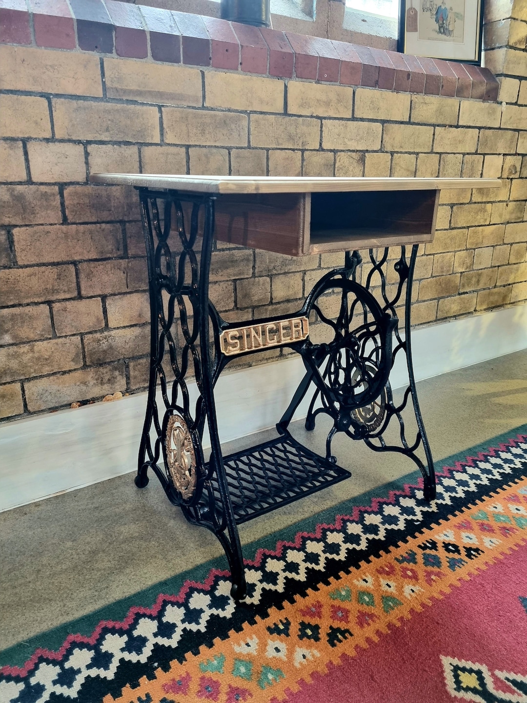 Vintage Singer Sewing Table Desk - Etsy