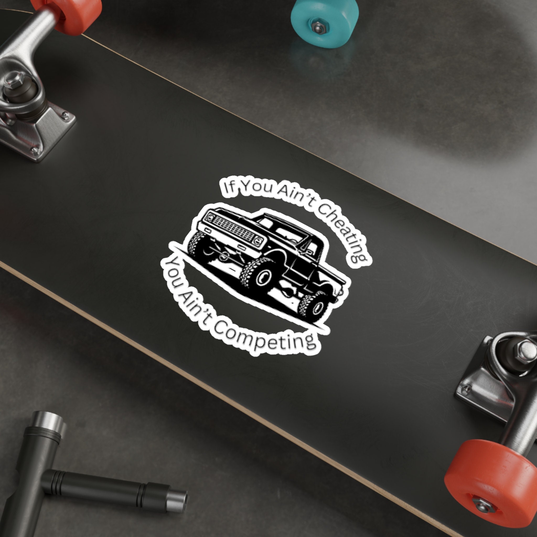 Truck Decal, Cheating Decal, Motor Sport Decal - Etsy