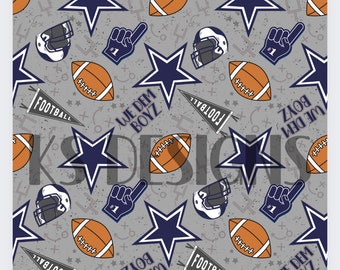 NFL Dallas Cowboys Football, Distressed or Stadium Design, 100% Cotton ...