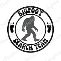 Bigfoot Research Unit SVG PNG JPG | Bigfoot Team Svg | Digital Download ...