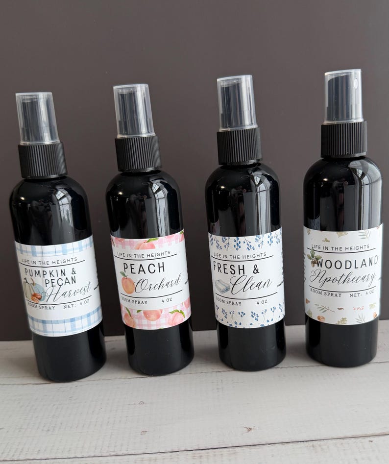 Handmade Room Spray, Natural Scent, Peach Orchard, Woodland Apothecary ...