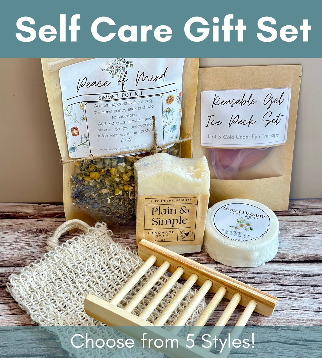 Self Care Gift Set Relax, Rejuvenate and Recharge Self Care Kit Gift ...